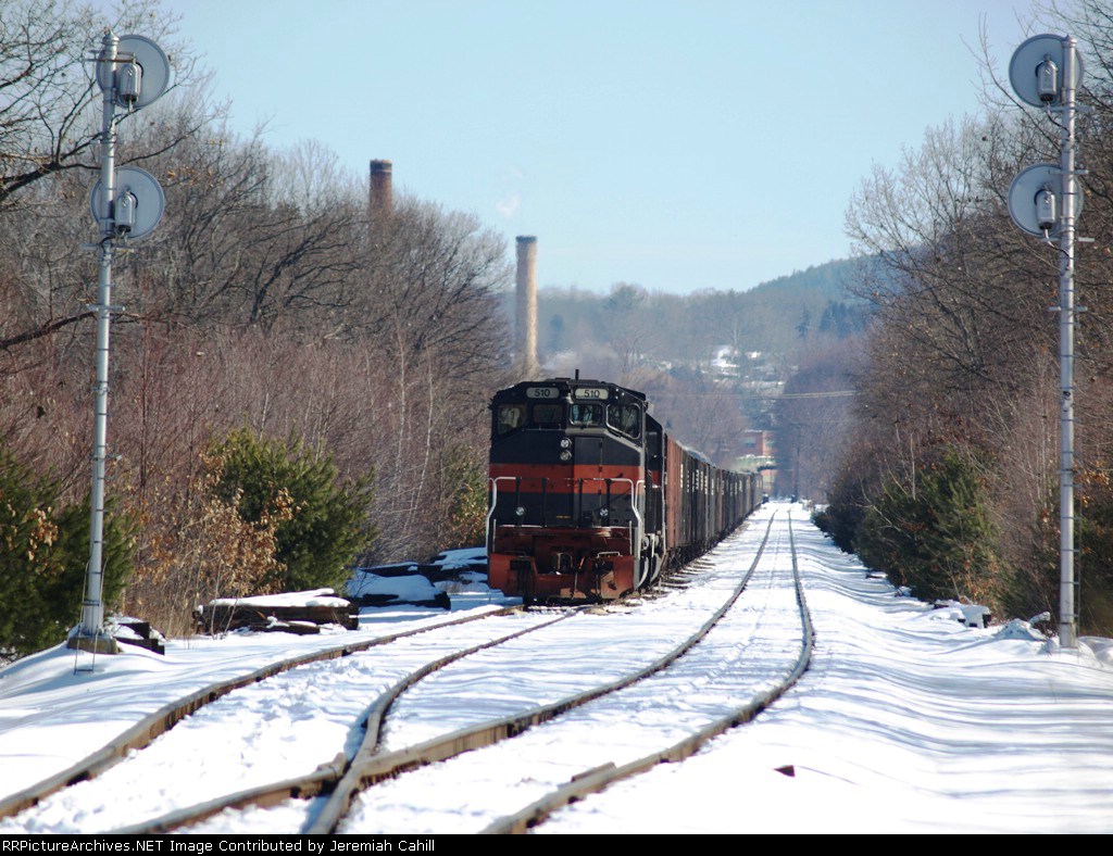 Loaded coal train